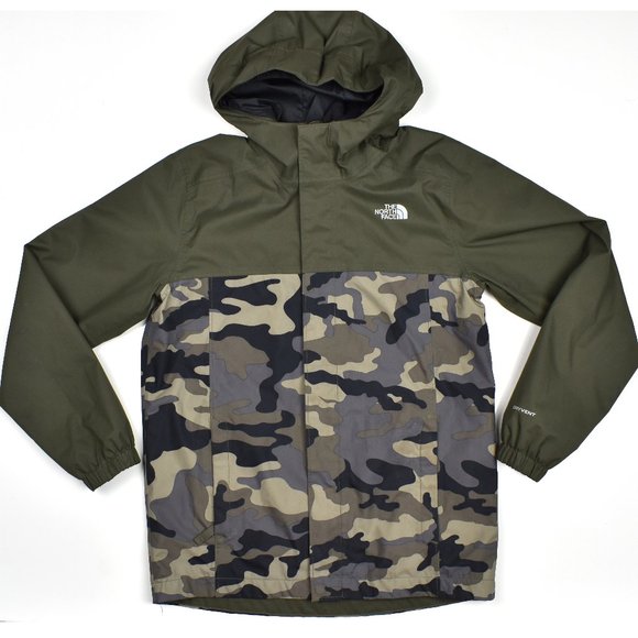 The North Face | Jackets & Coats | Youth The North Face Camo Rain ...